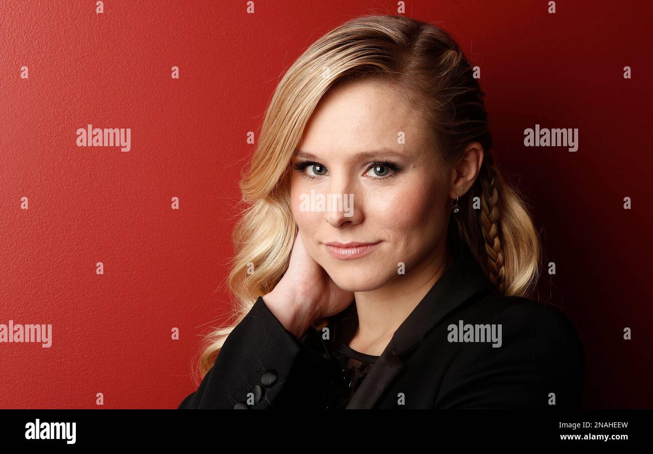 Actress Kristen Bell poses for a portrait Friday, Jan. 6 in New York ...