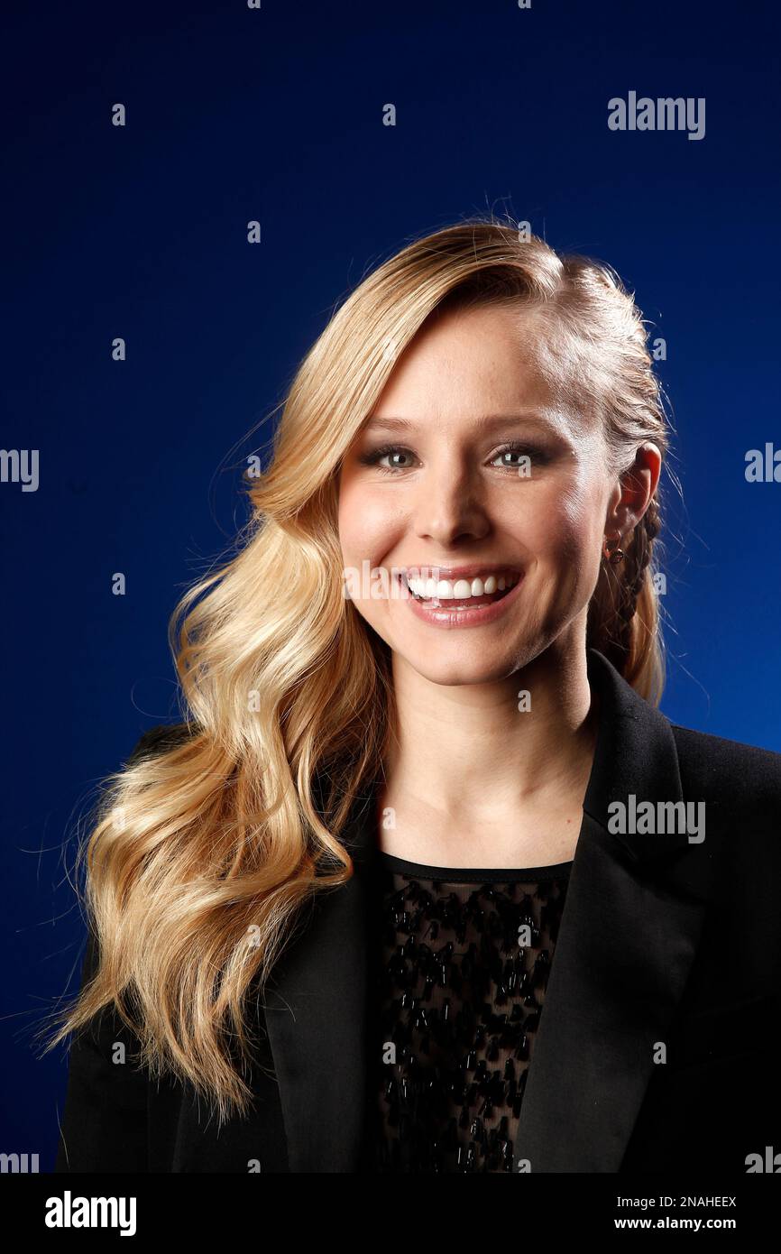 Actress Kristen Bell poses for a portrait Friday, Jan. 6 in New York ...