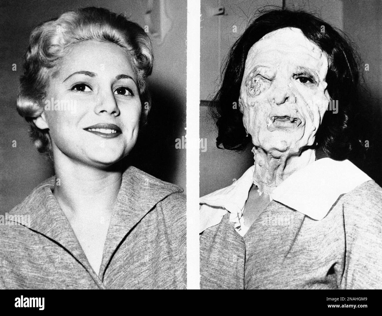 With the use of wax, a mask and some skilled handling, the face of a 19 ...