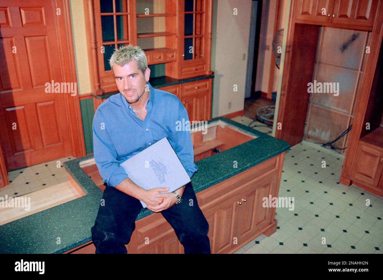 "Home Improvement" associate producer Jeff Sarver shown on the set in ...