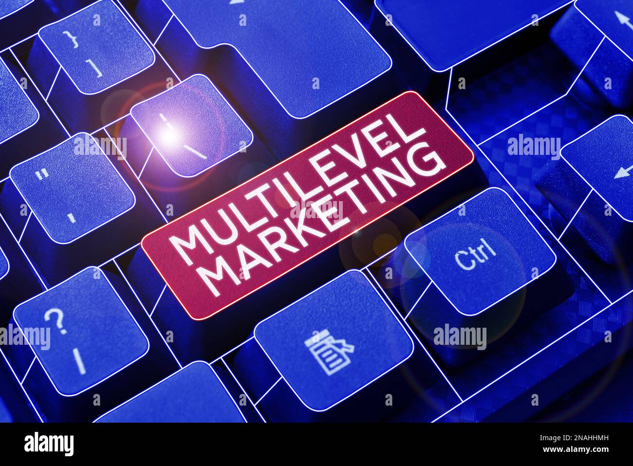 Hand writing sign Multilevel Marketing. Word Written on marketing ...