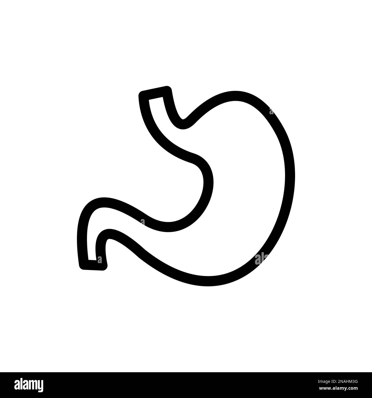 Simple vector icons. Flat illustration on a theme stomach Stock Vector Image & Art - Alamy