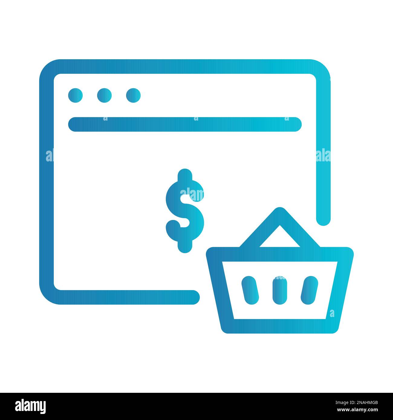 Online shopping web browser Stock Vector Images - Alamy