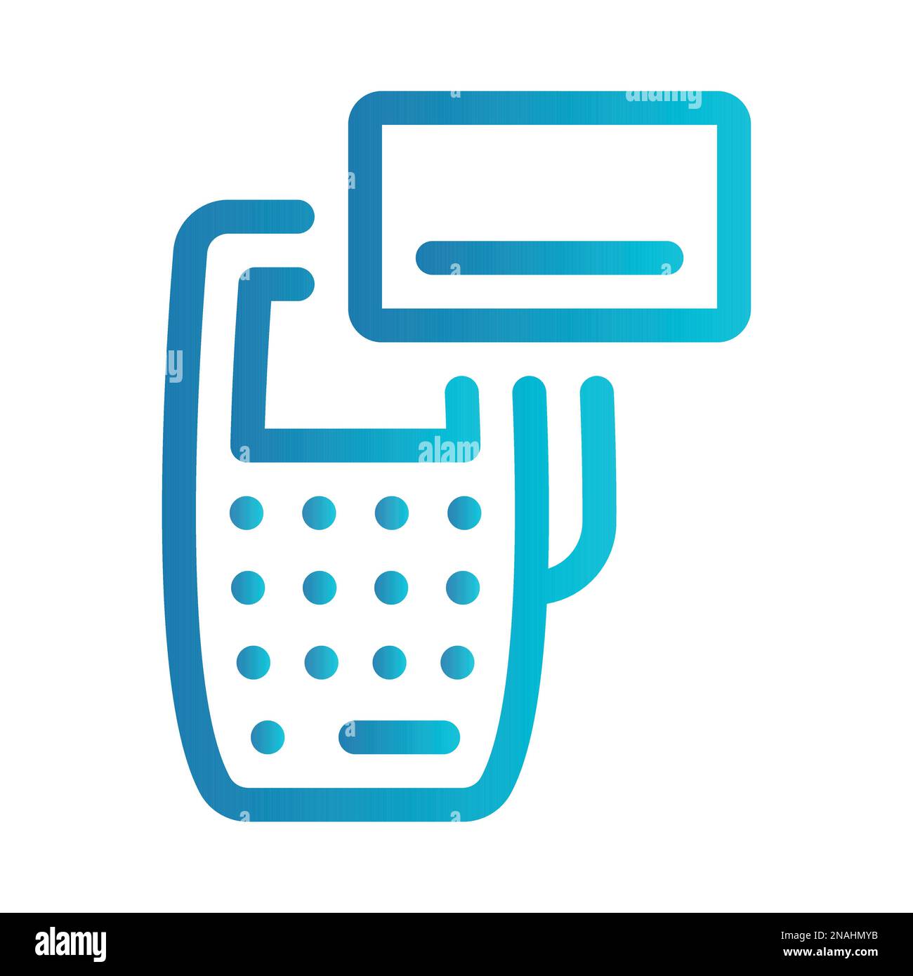 Terminal payment glyph icon Cut Out Stock Images & Pictures - Alamy