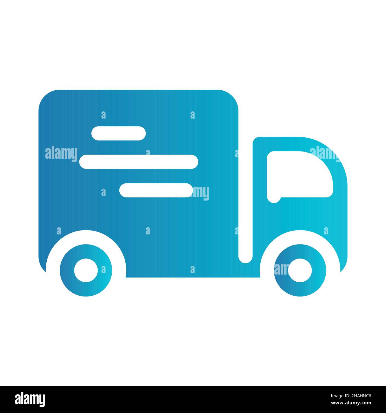 Simple vector icon delivery truck Stock Vector Image & Art - Alamy