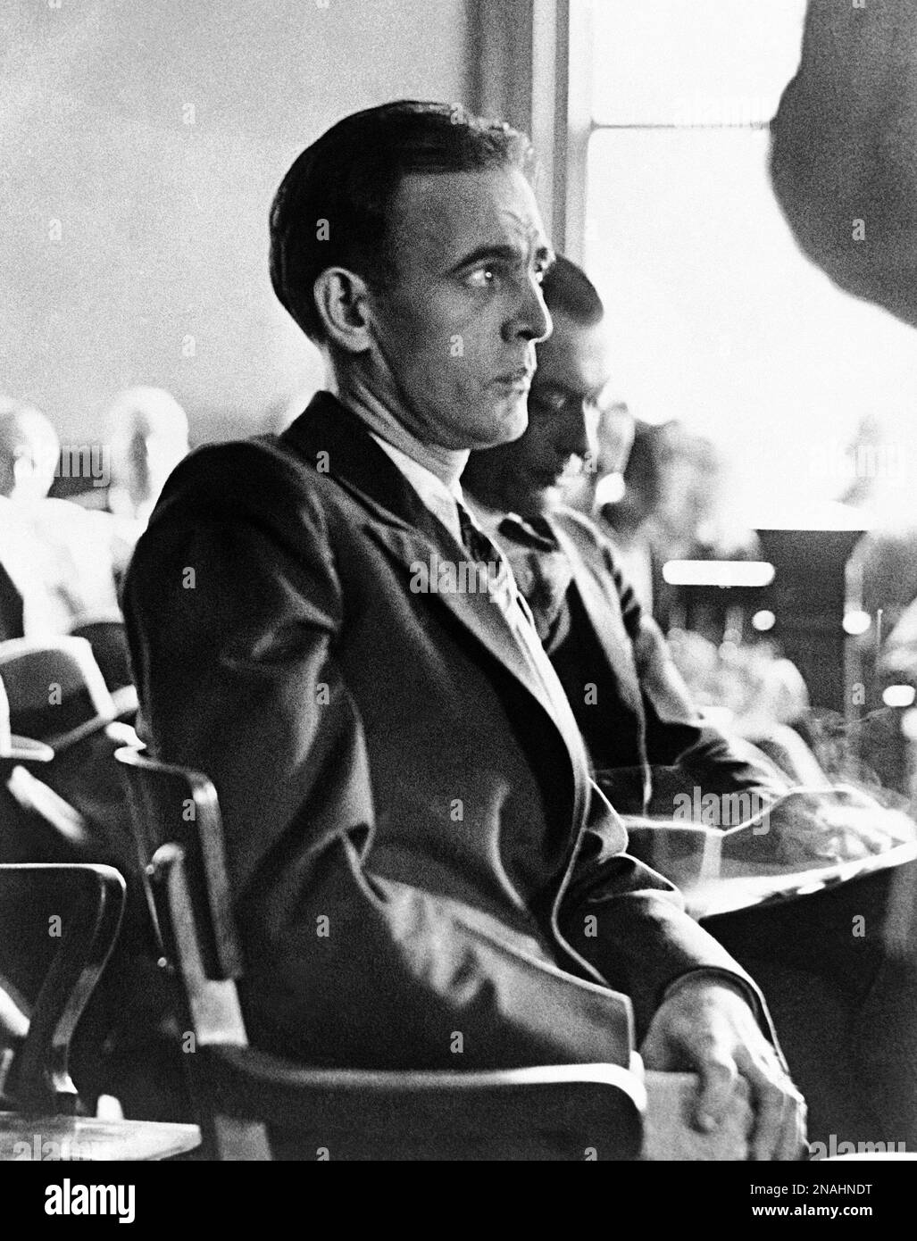 Gangster Jack Diamond, known as Legs Diamond shown in court in Catskill ...