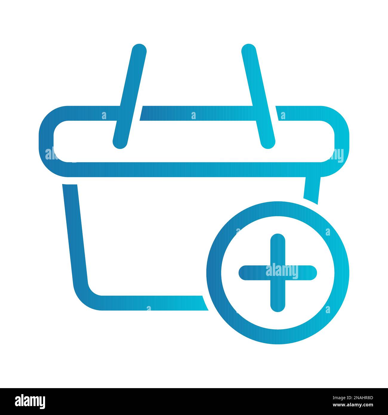 Simple vector icon shopping basket Stock Vector Image & Art - Alamy