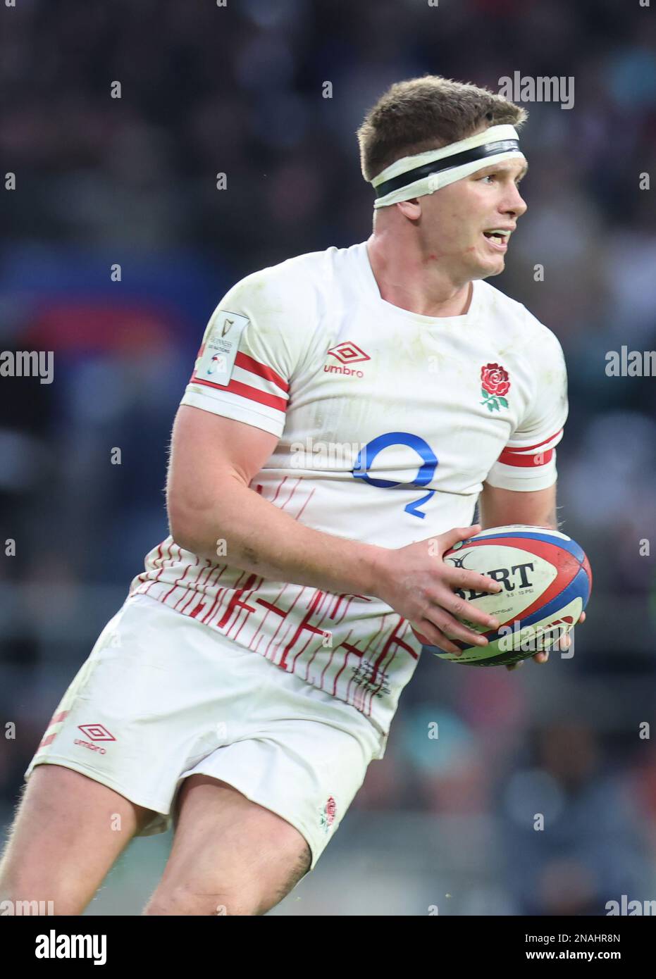 England's Owen Farrell during the 2023 Six Nations Championship second ...