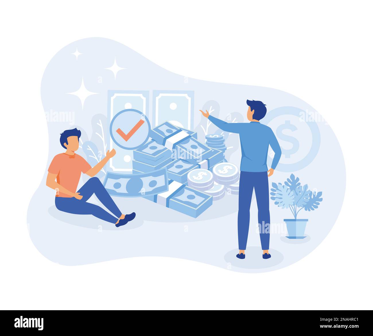 Payment methods illustration. Characters paying with credit card, cash ...