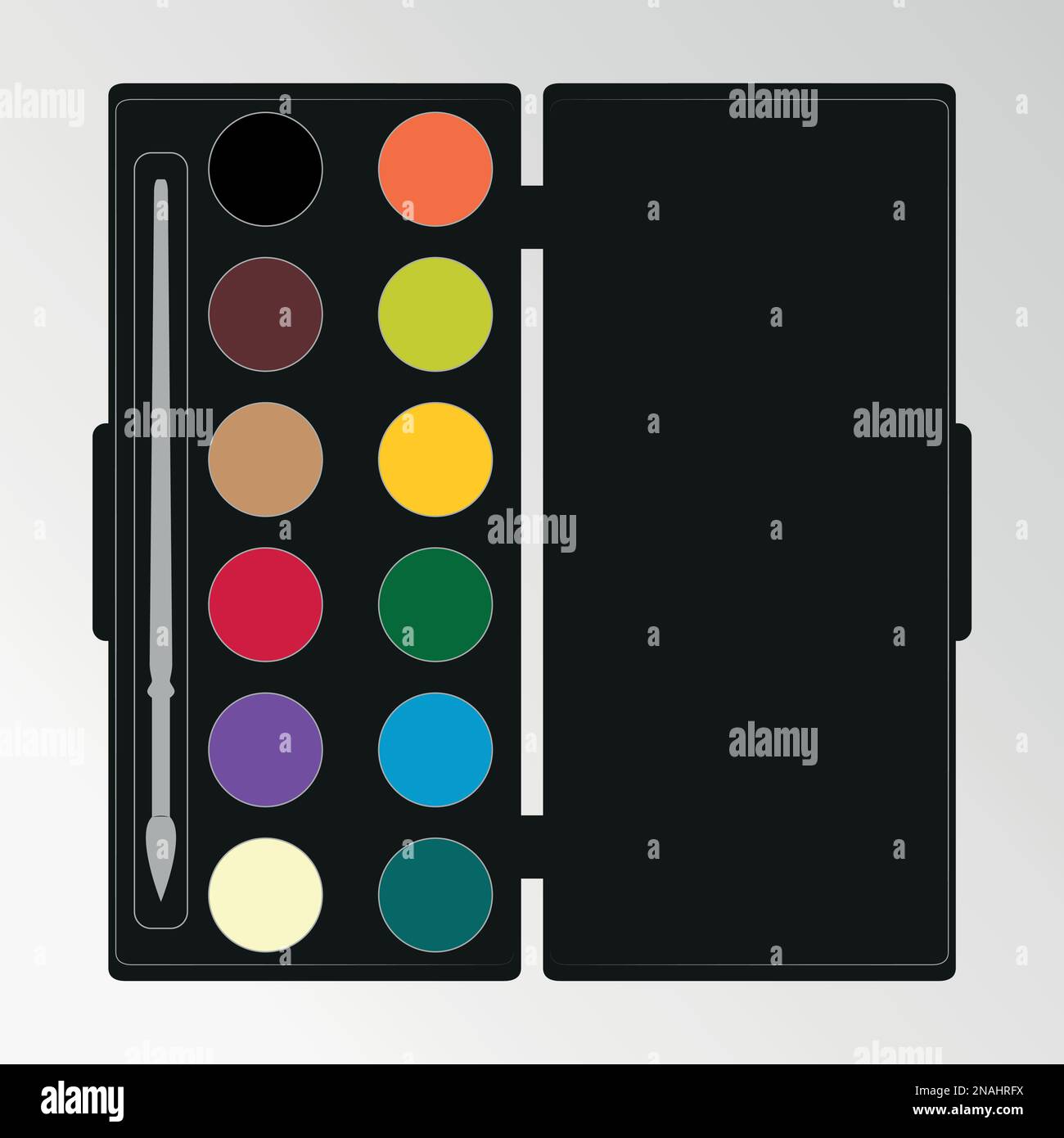 Box paints Stock Vector Images - Alamy