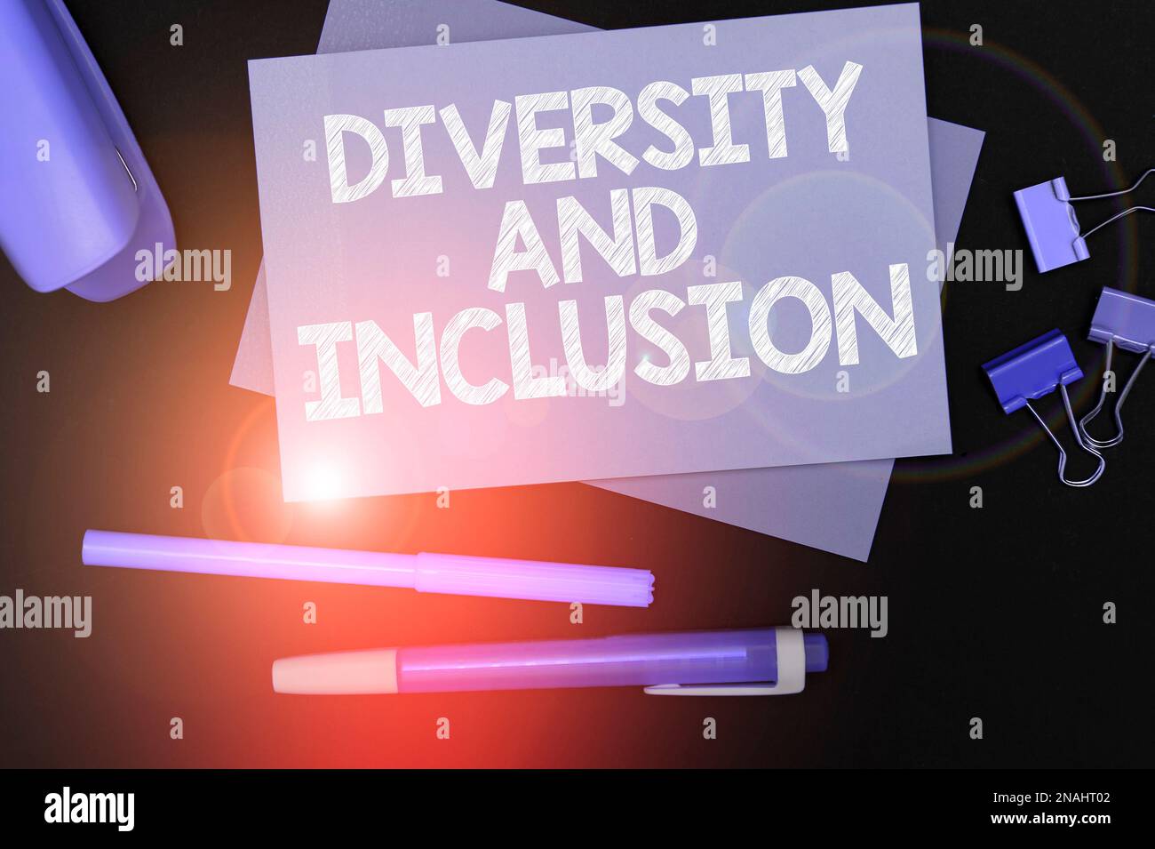 Sign displaying Diversity And Inclusion. Business idea range human ...