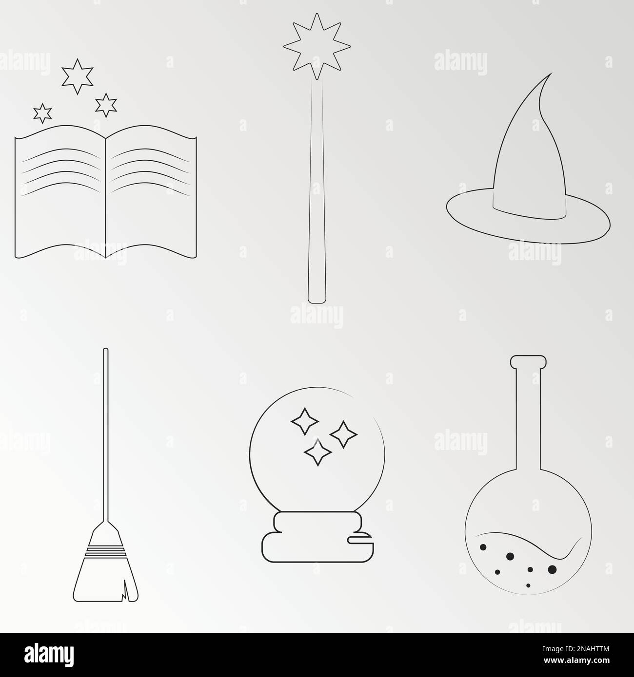 Illustration on theme magic Stock Vector Images - Alamy