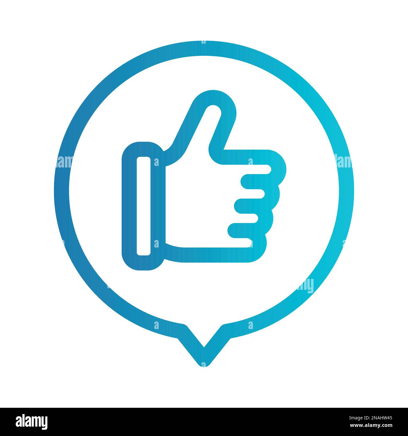 Simple vector icon thumbs up Stock Vector Image & Art - Alamy