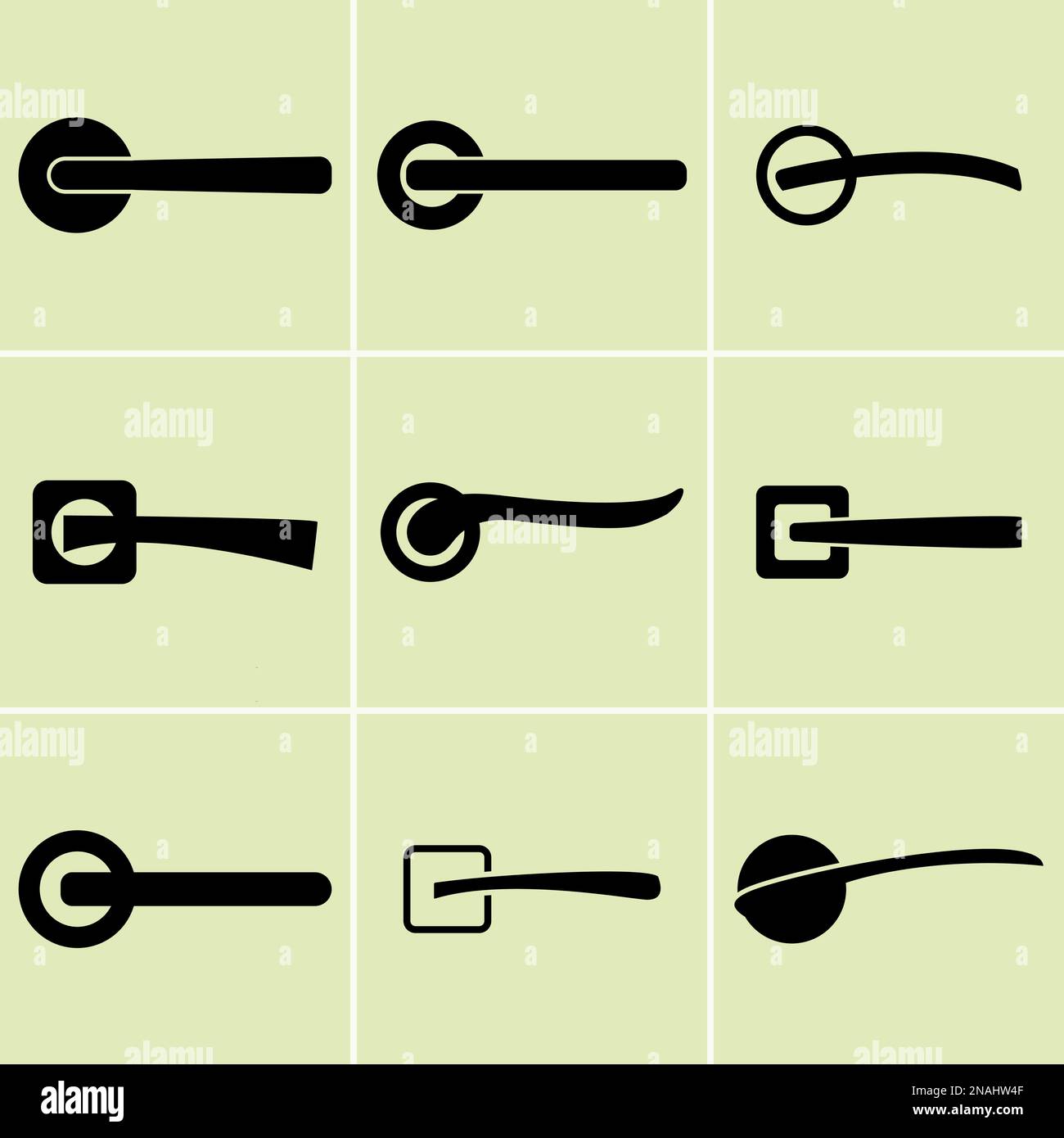 Old door latch house Stock Vector Images - Alamy