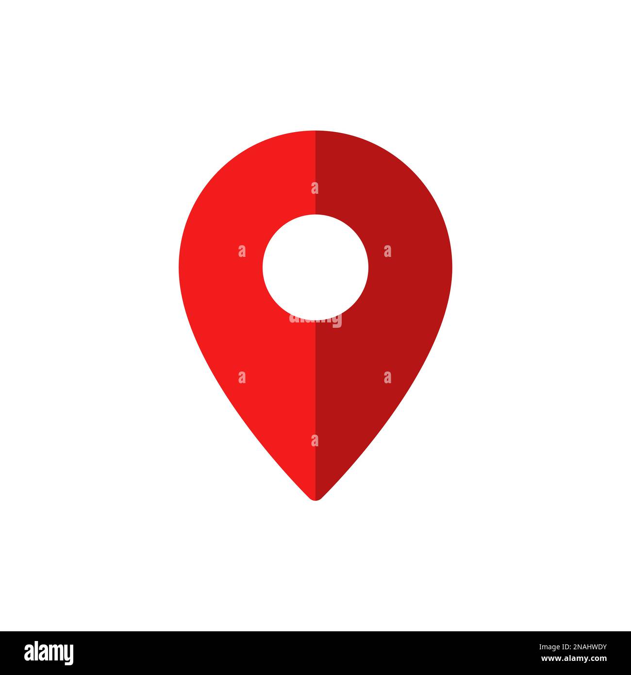 Simple vector icons. Flat illustration on a theme location Stock Vector ...