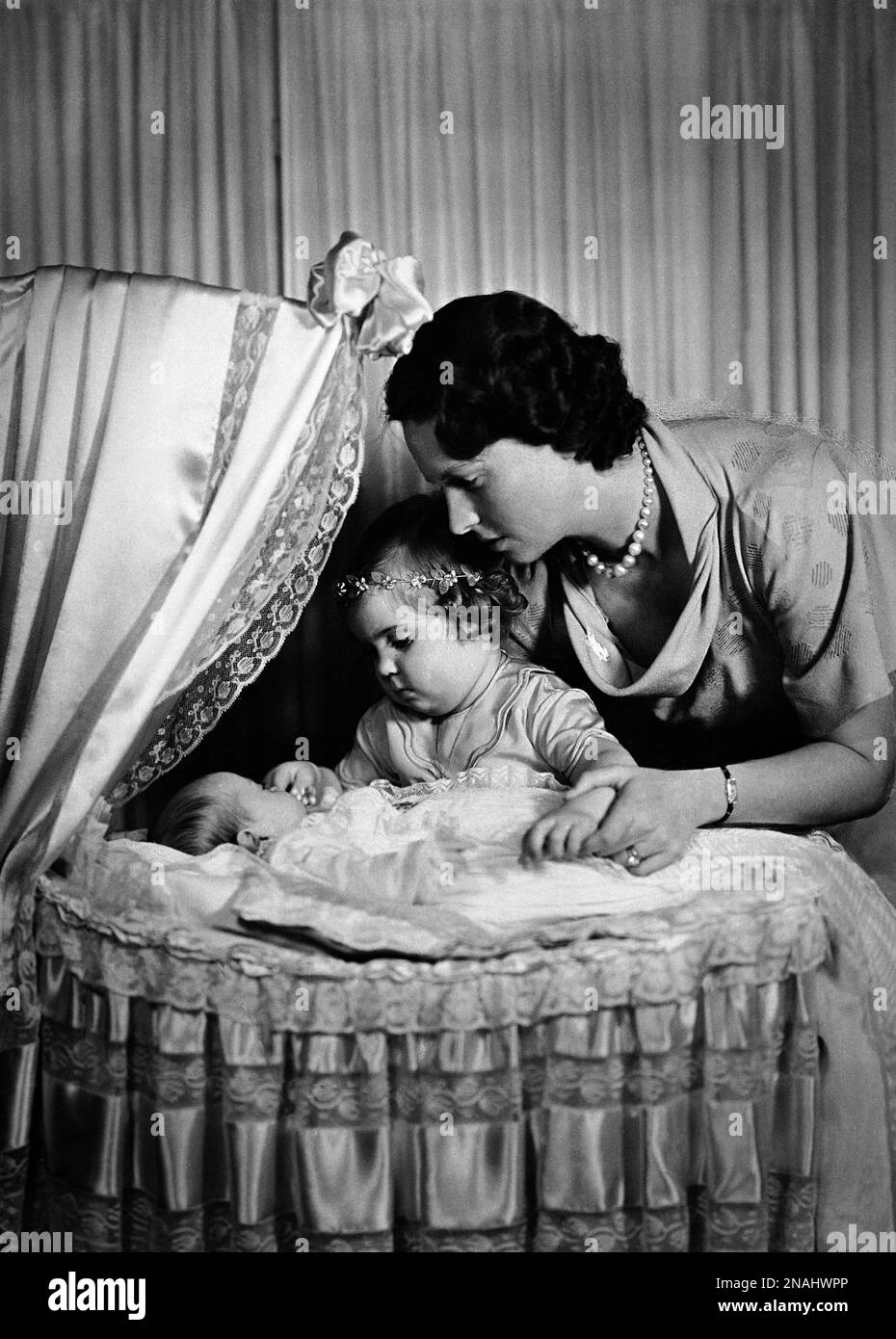 Princess Sibylla of Sweden, wife of Prince Gustaf Adolf, with her ...