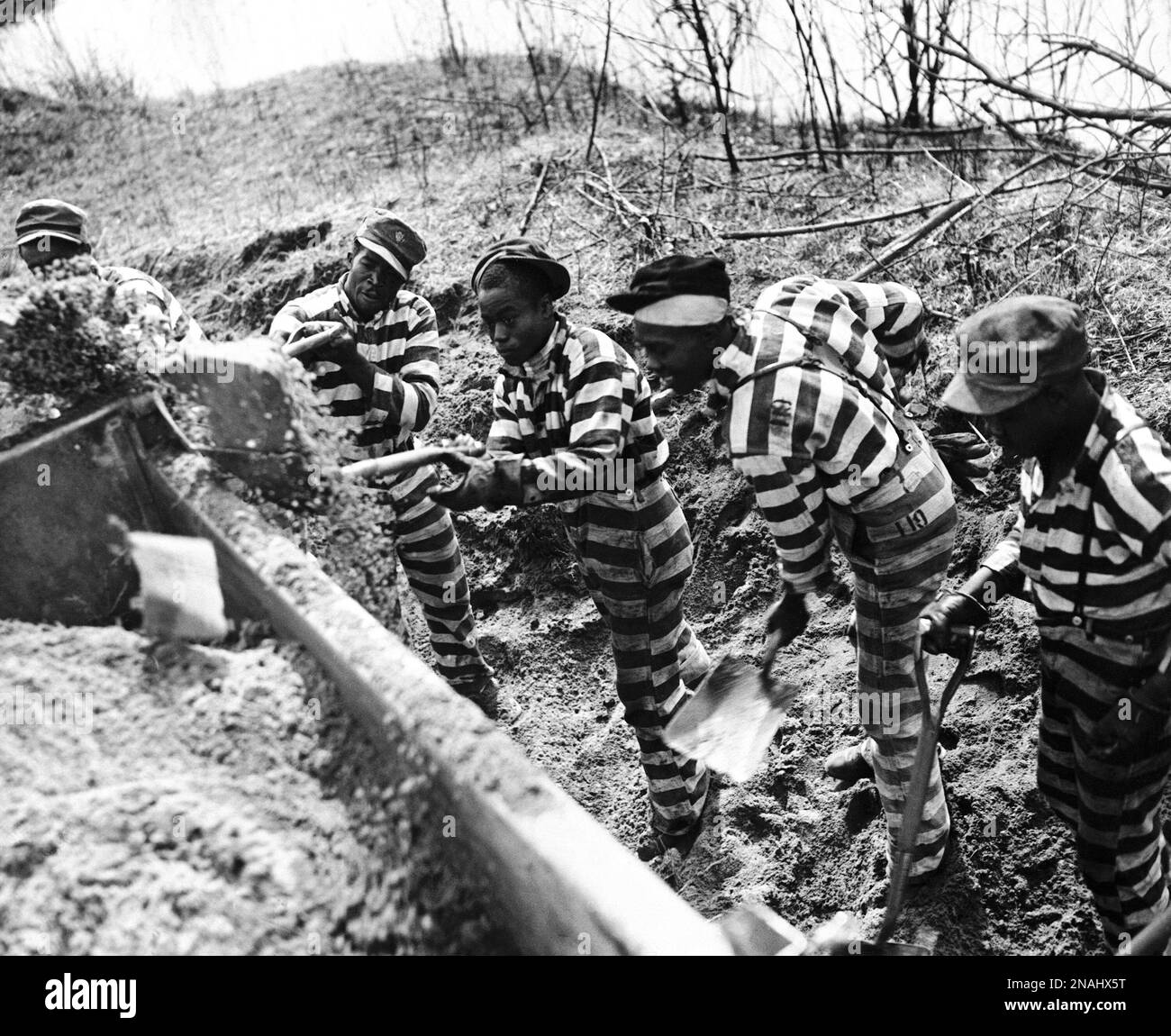 The 8-hours working day has finally come to the chain gangs of the Bibb ...