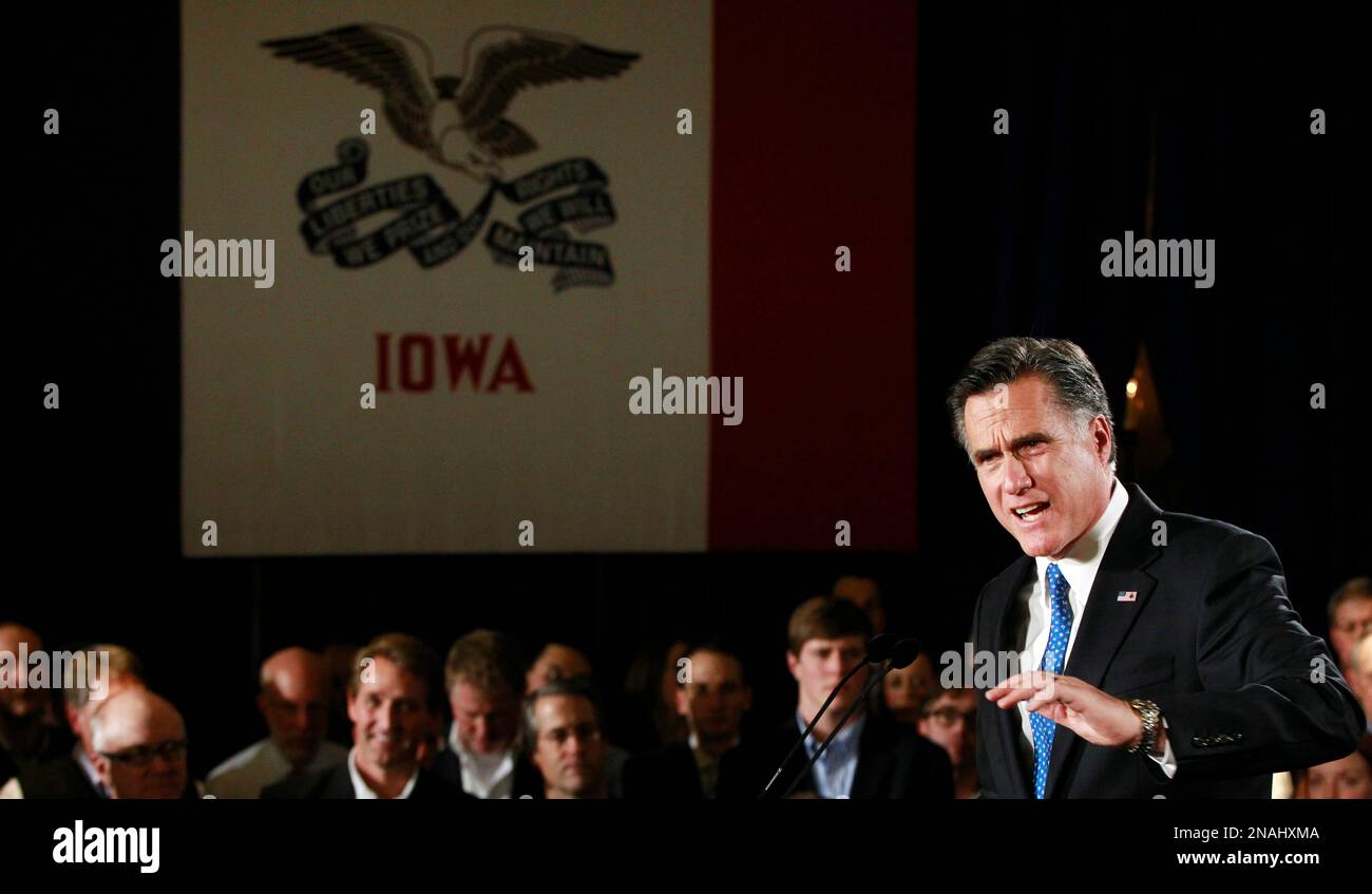 Republican presidential candidate, former Massachusetts Gov. Mitt ...