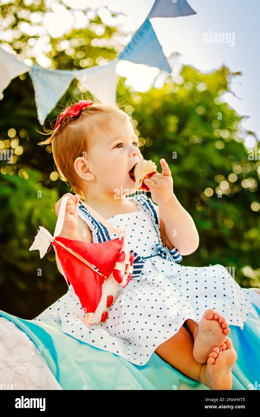 Baby crossed feet hi-res stock photography and images - Alamy