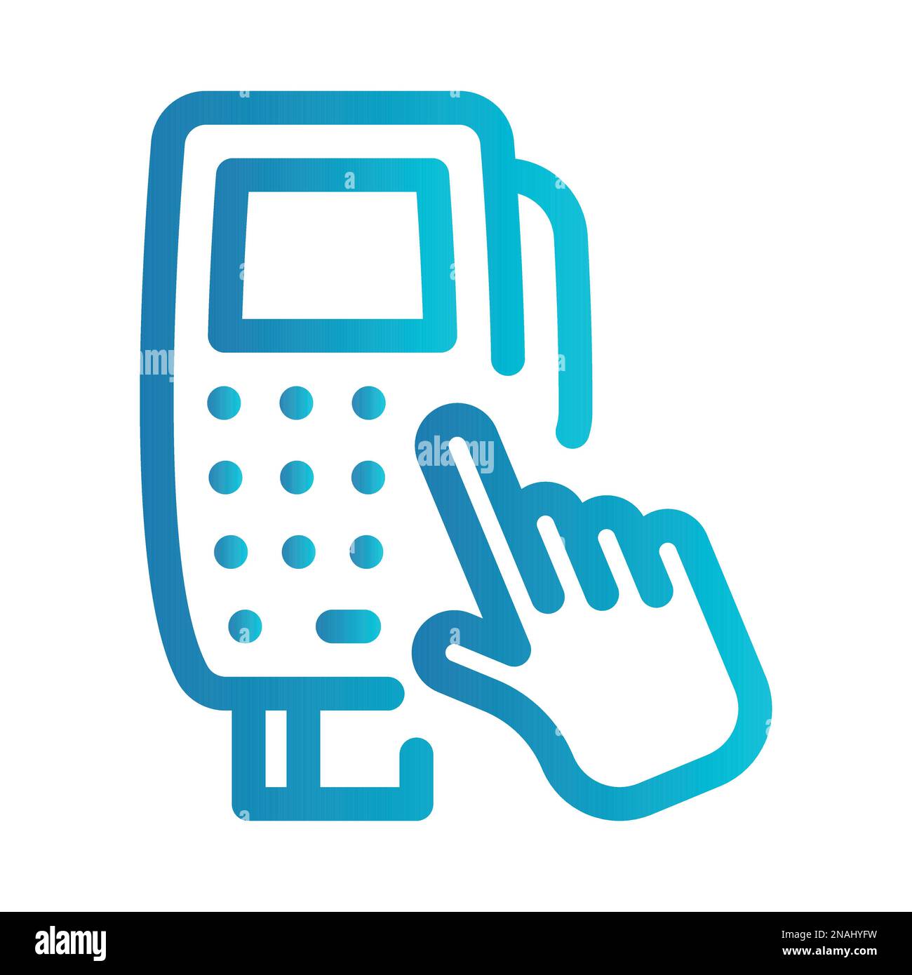 Simple vector icon payment terminal Stock Vector Image & Art - Alamy