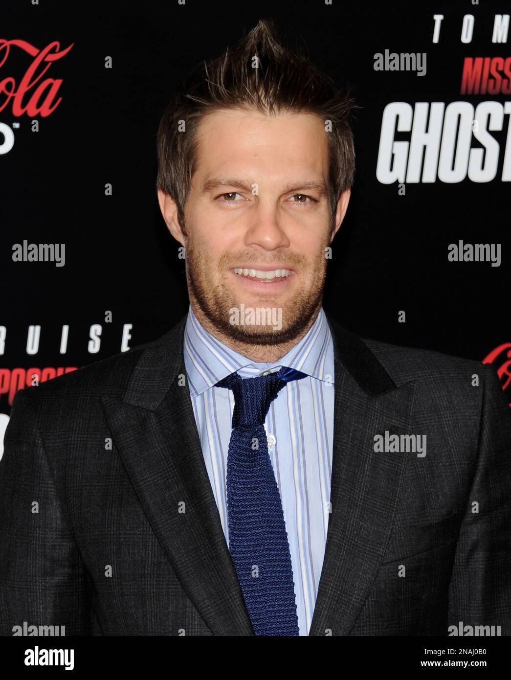 Actor Geoff Stults attends the U.S. premiere of "Mission: Impossible ...