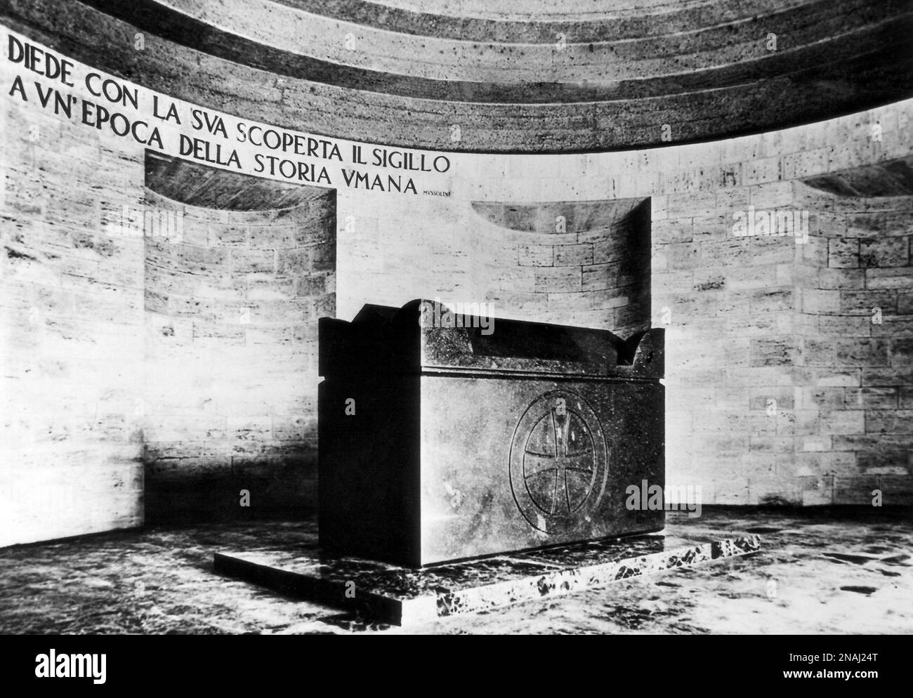 The body of Guglielmo Marconi, the Italian inventor of radio, was ...