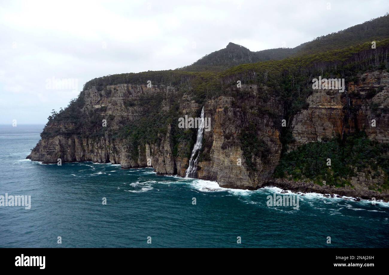In this March 25, 2011 photo, Waterfall Bay in Tasman National Park is ...