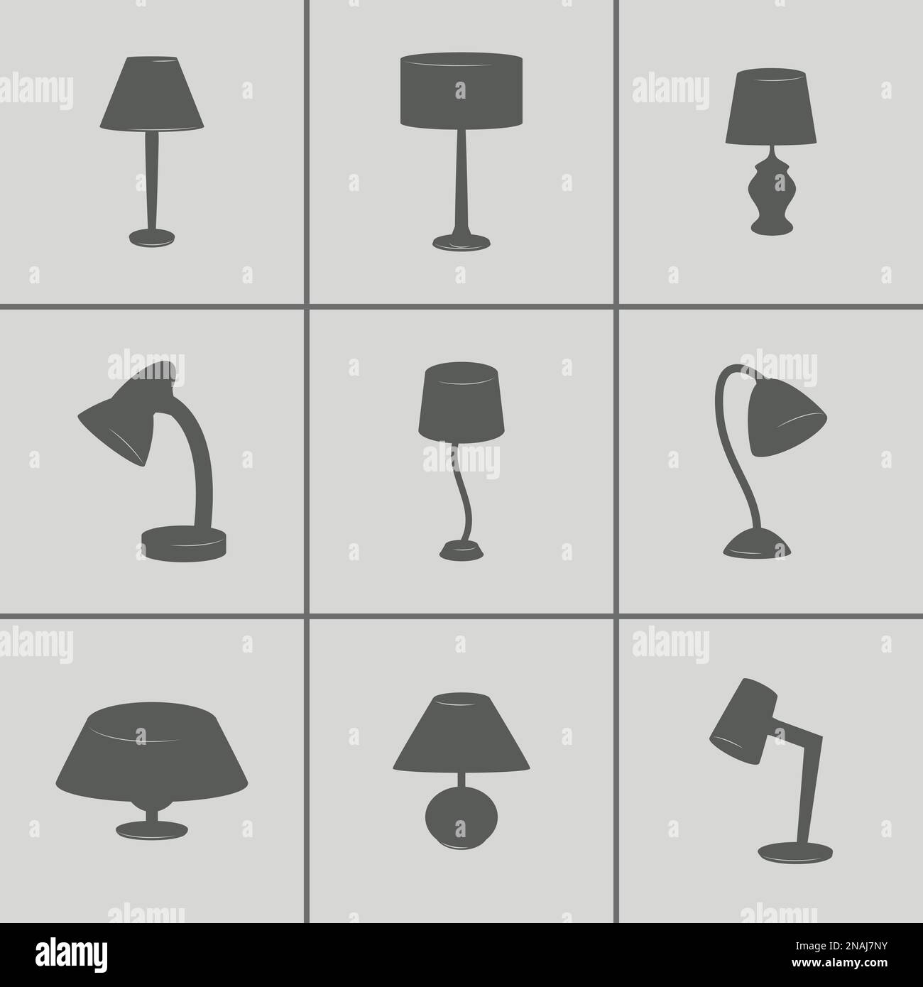 Luminous table Stock Vector Images - Alamy