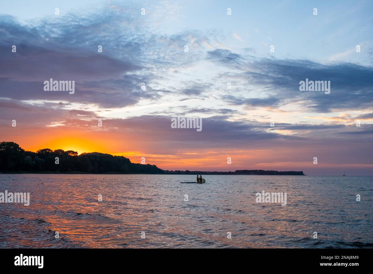 Texture Sunset Sky by the Sea Stock Photo - Alamy