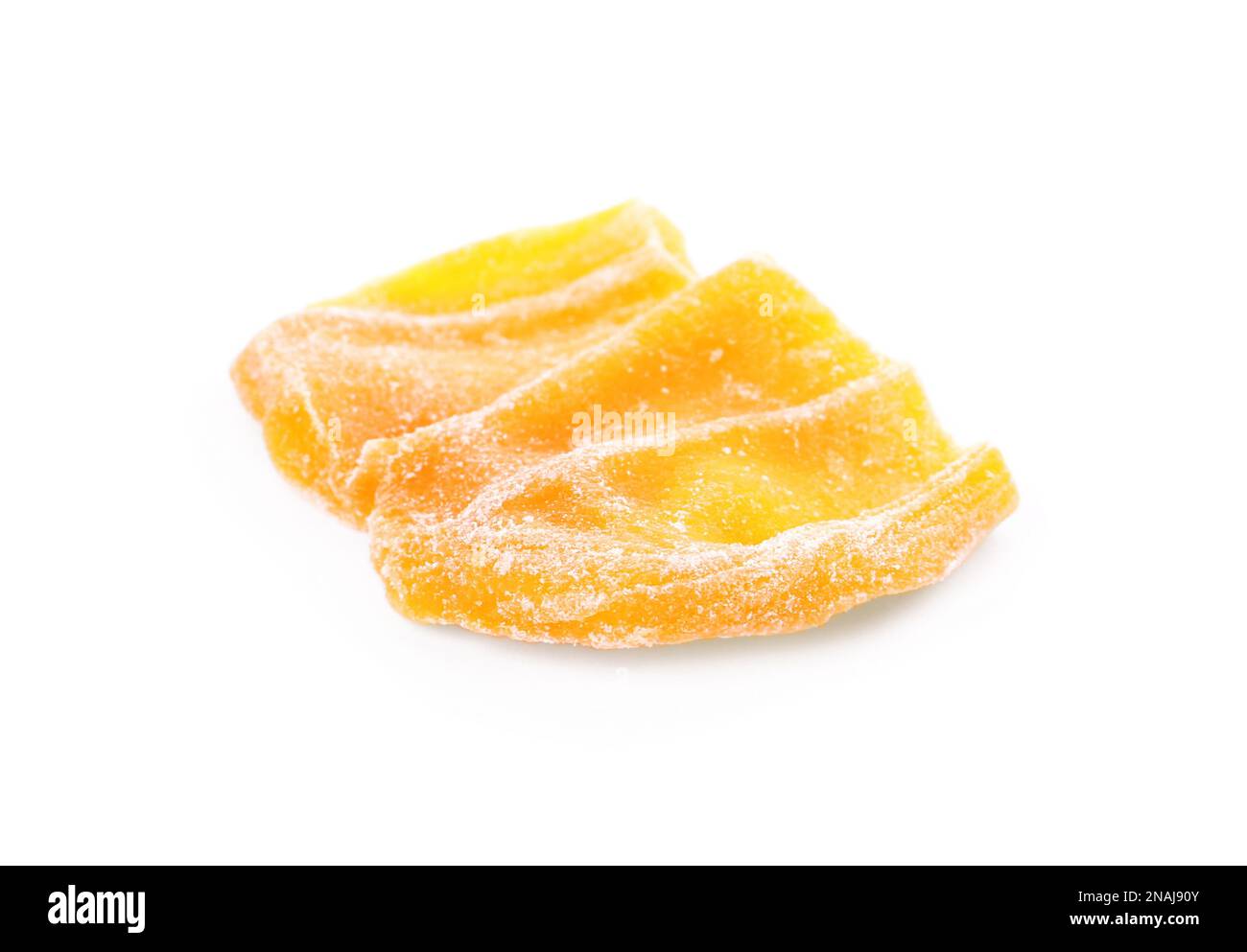Sweet dried jackfruit slice isolated on white Stock Photo - Alamy