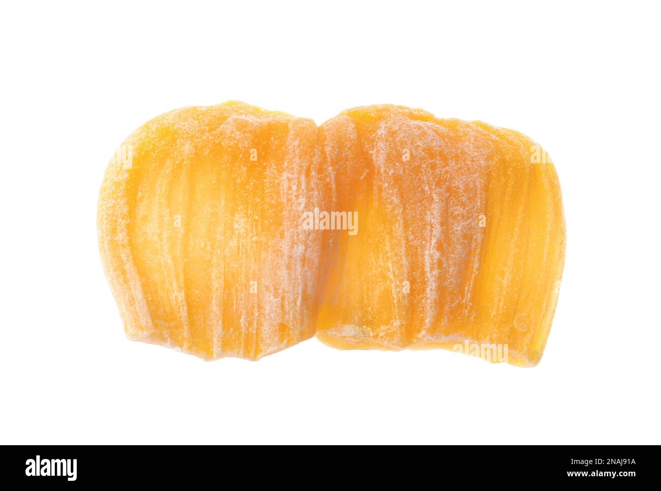 Sweet dried jackfruit slice isolated on white Stock Photo - Alamy