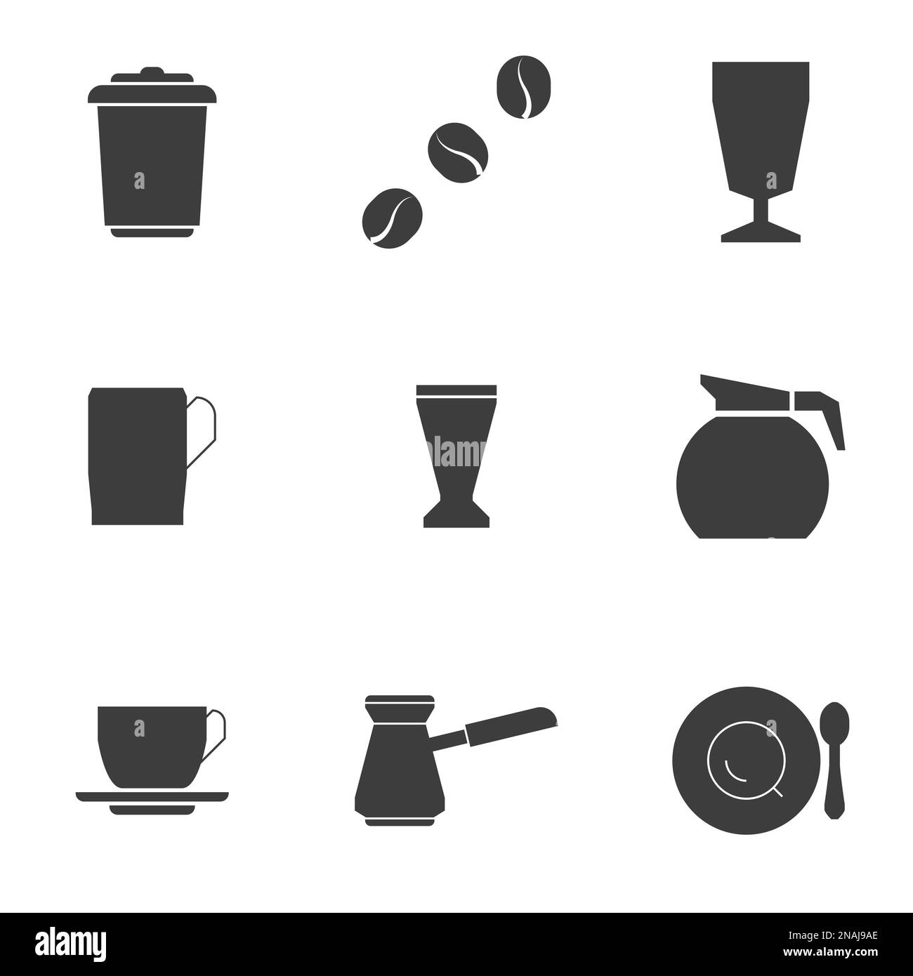 Cafe a theme Stock Vector Images - Alamy