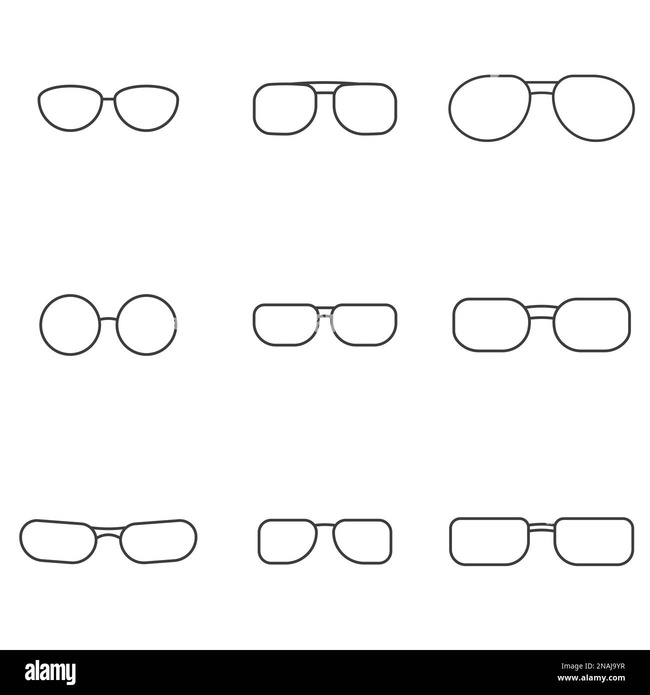 Set of objects on the theme of spectacles Stock Vector Image & Art - Alamy