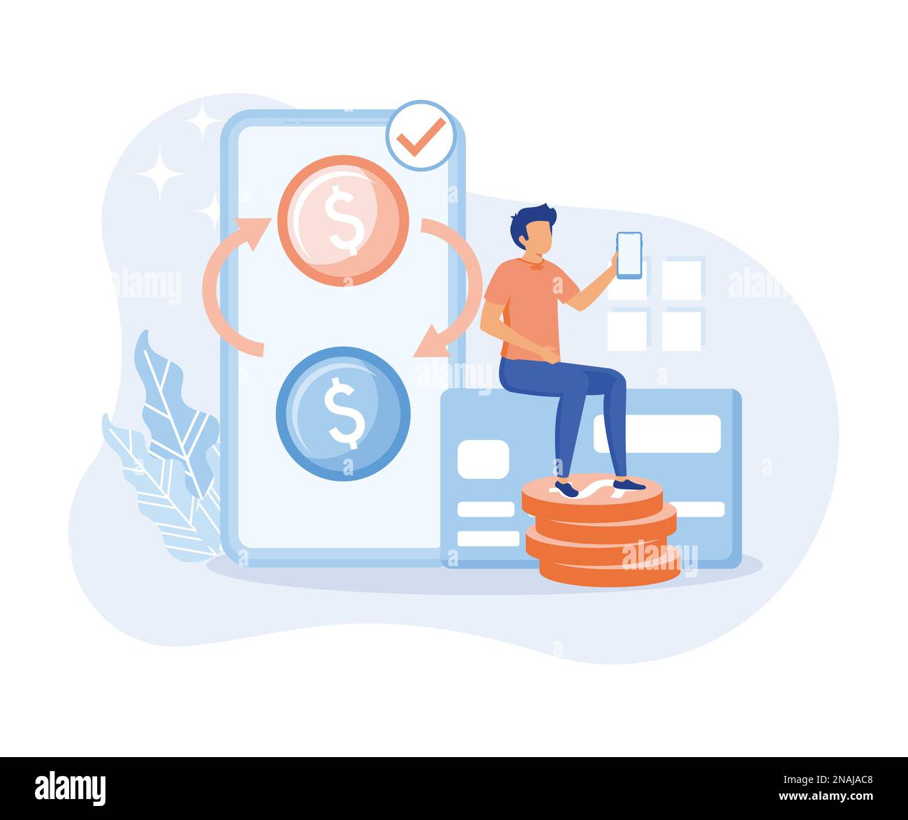 Cashback cartoon Stock Vector Images - Alamy