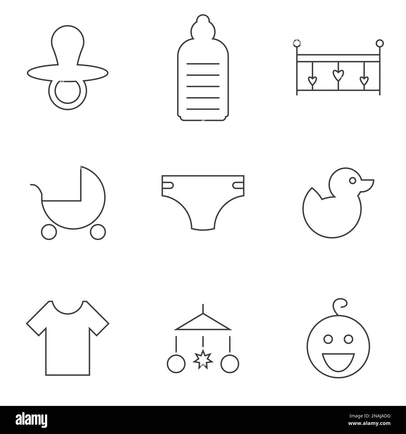 Baby nappies Stock Vector Images - Alamy