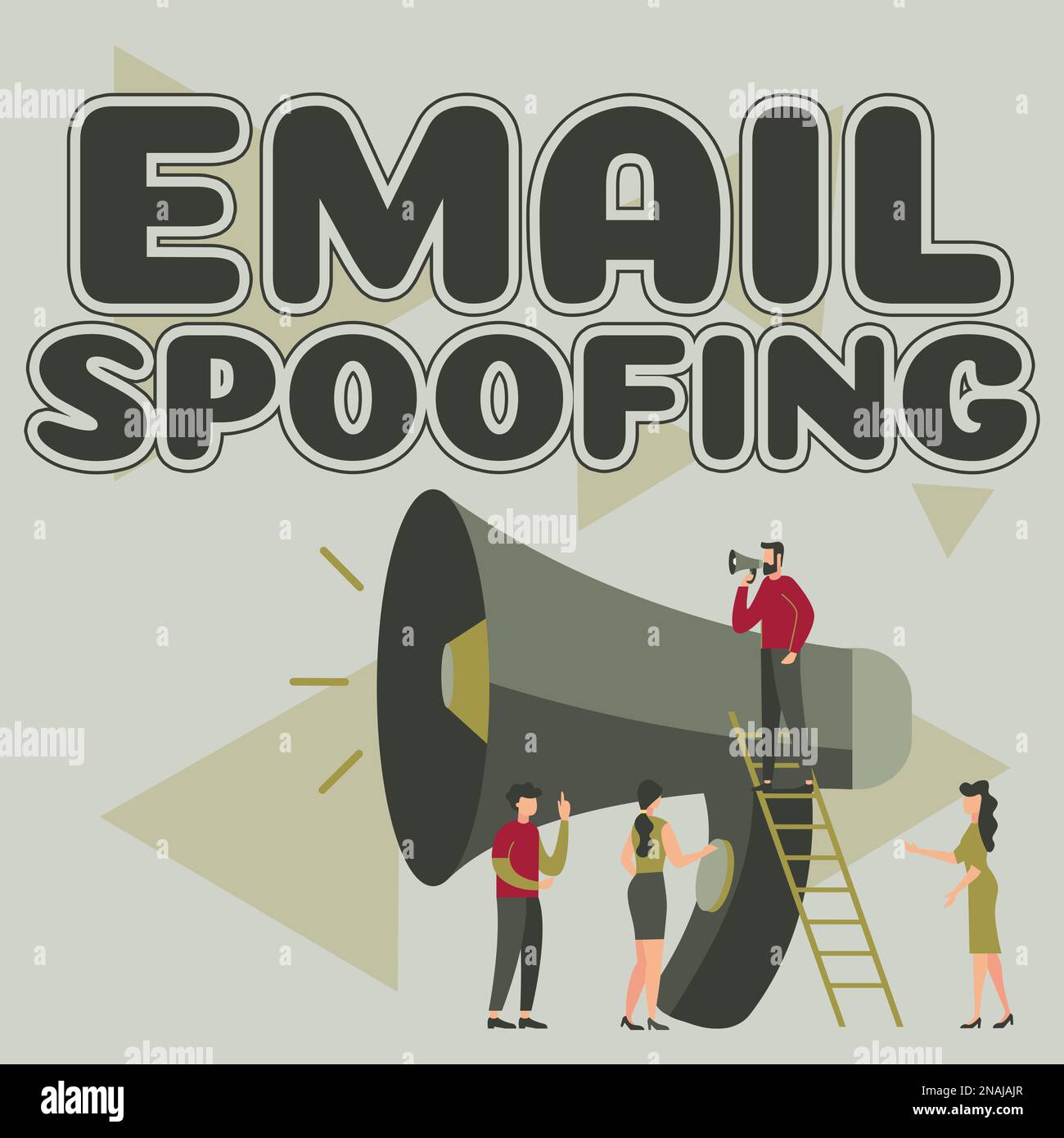 Inspiration showing sign Email Spoofing. Business concept secure the ...