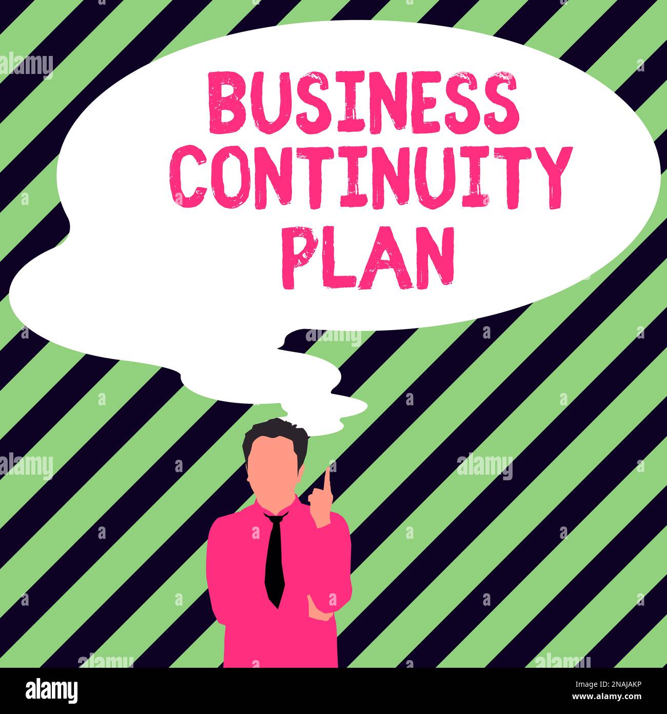 Conceptual caption Business Continuity Plan. Word Written on creating ...