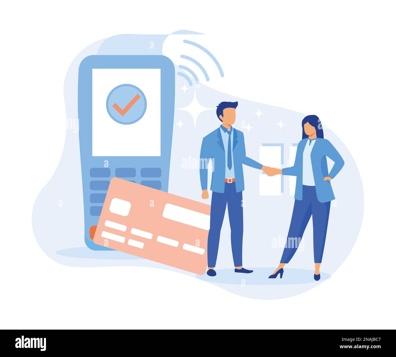 Payment methods illustration. Characters paying with credit card, cash ...