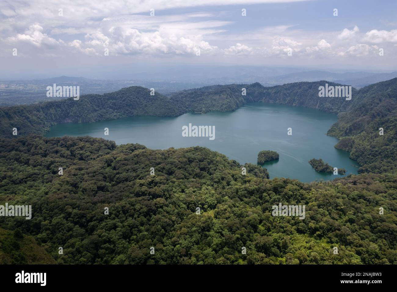 Ngozi (Ngosi) Crater lake in Mbeya, Tanzania, Africa. Second largest ...