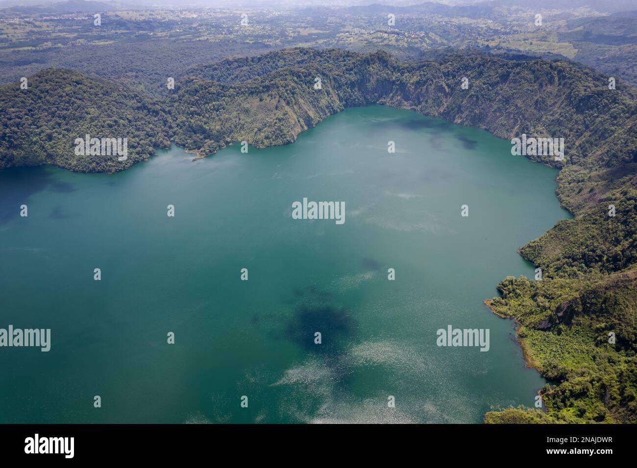 Ngozi (Ngosi) Crater lake in Mbeya, Tanzania, Africa. Second largest ...