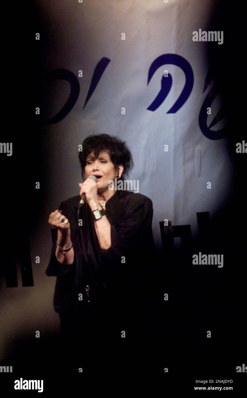 FILE - In this May 15, 2002 file photo Israeli singer Yaffa Yarkoni ...