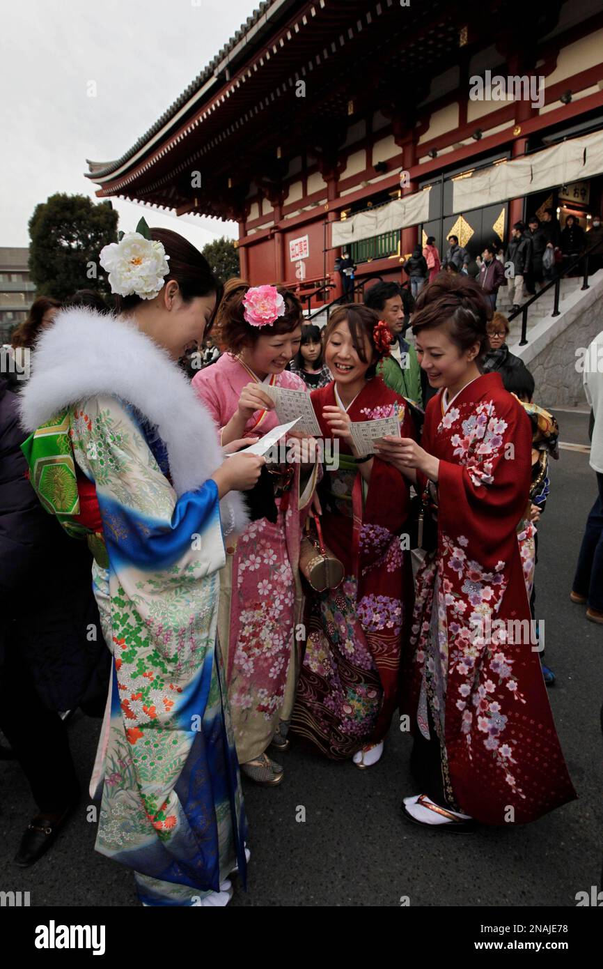 From left, Sayaka Yamagishi, Ayaka Wada, Megumi Masuda and Yumi Shimizu ...