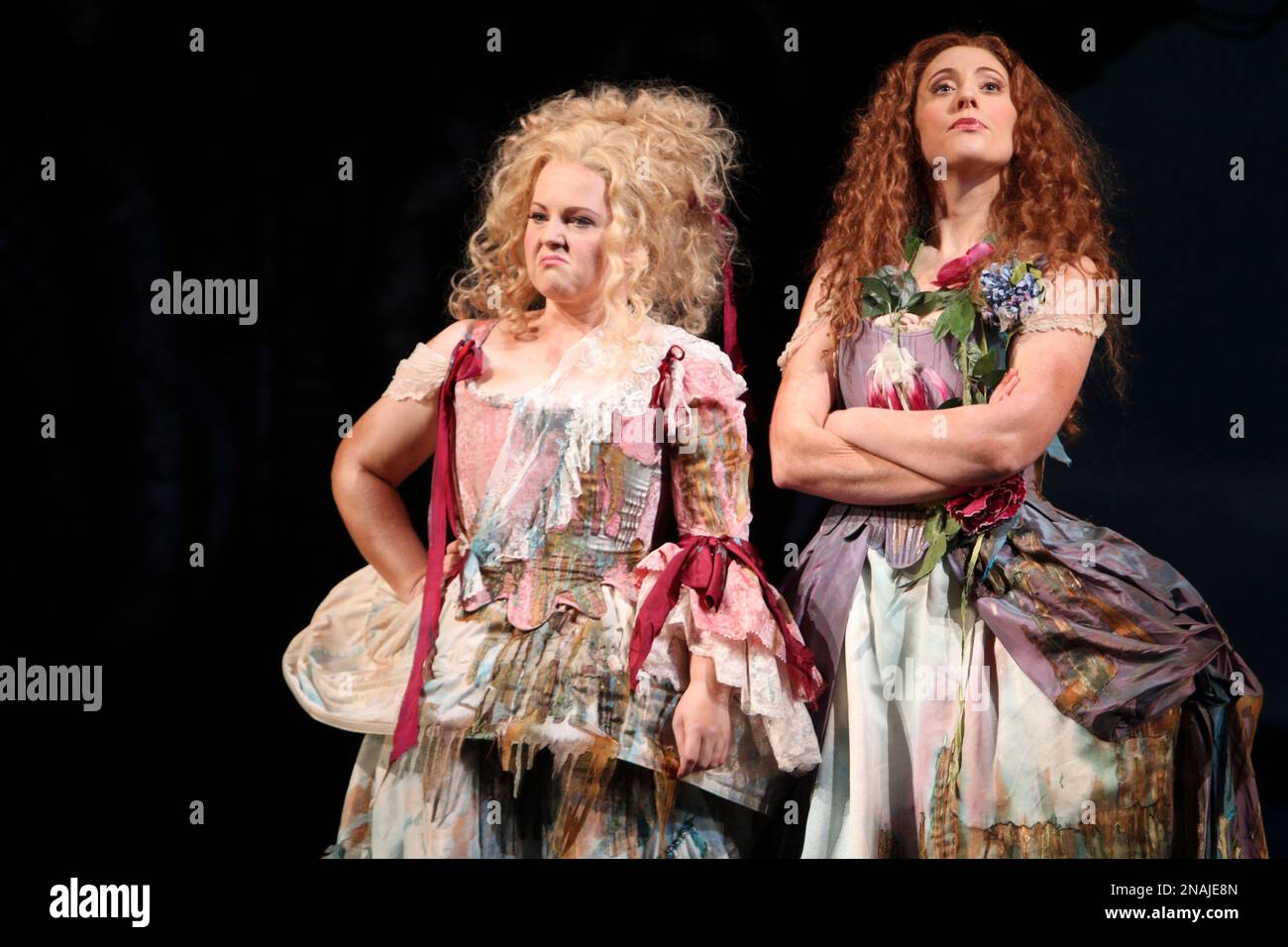 In this Wednesday, Dec. 28, 2011 photo, Layla Claire, right, performs ...