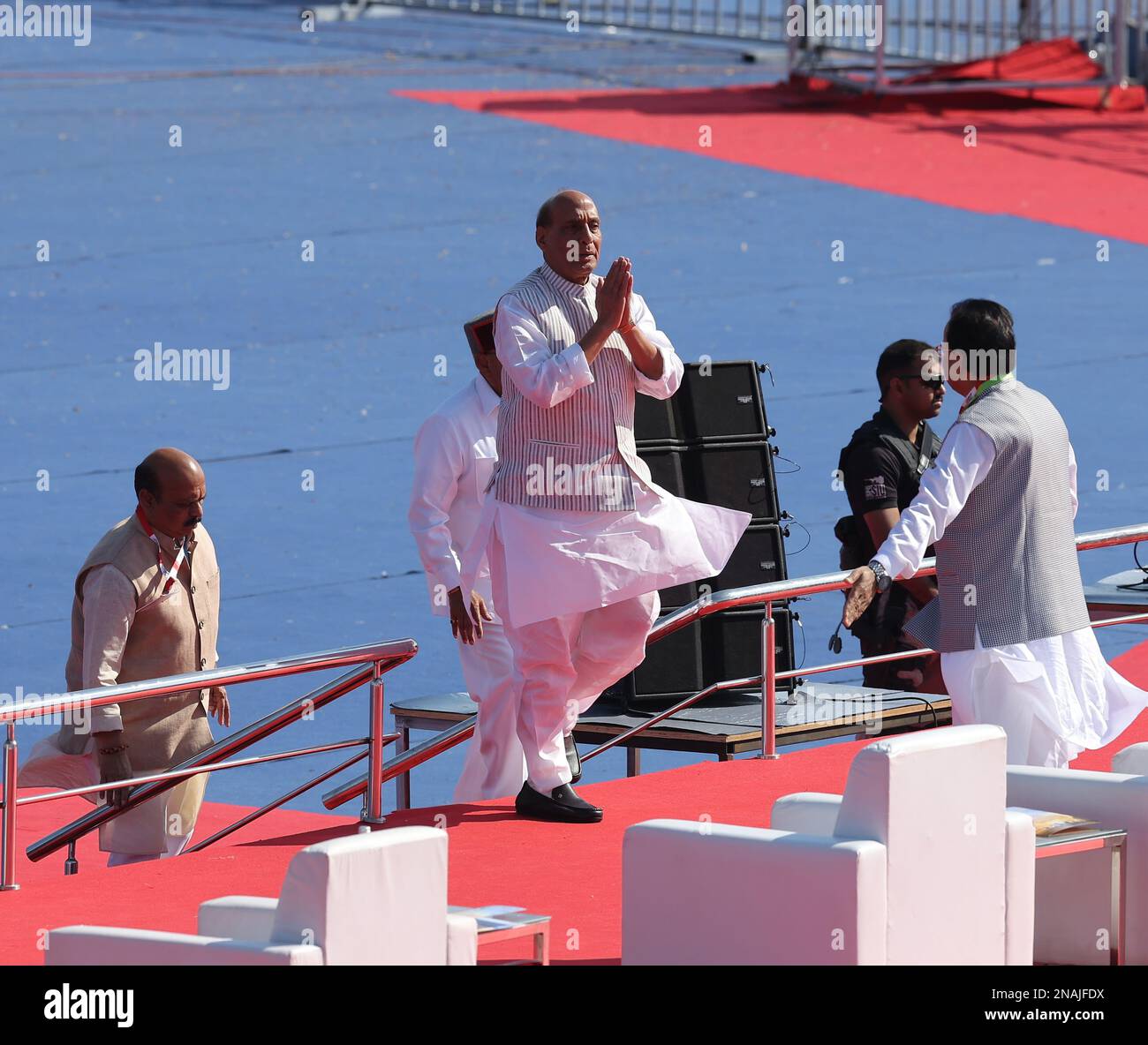Bengaluru, India. 13th February 2023, Bengaluru, India. PM Modi kicks ...