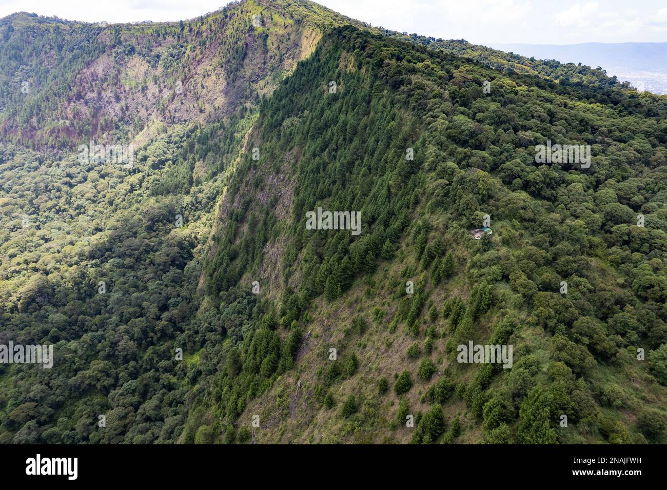 Ngozi (Ngosi) Crater lake in Mbeya, Tanzania, Africa. Second largest ...