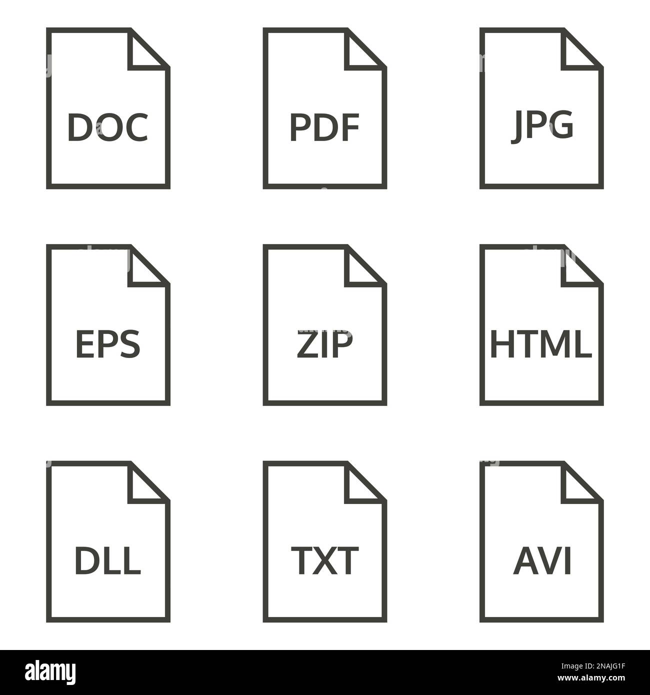 Dll File Stock Vector Images Alamy