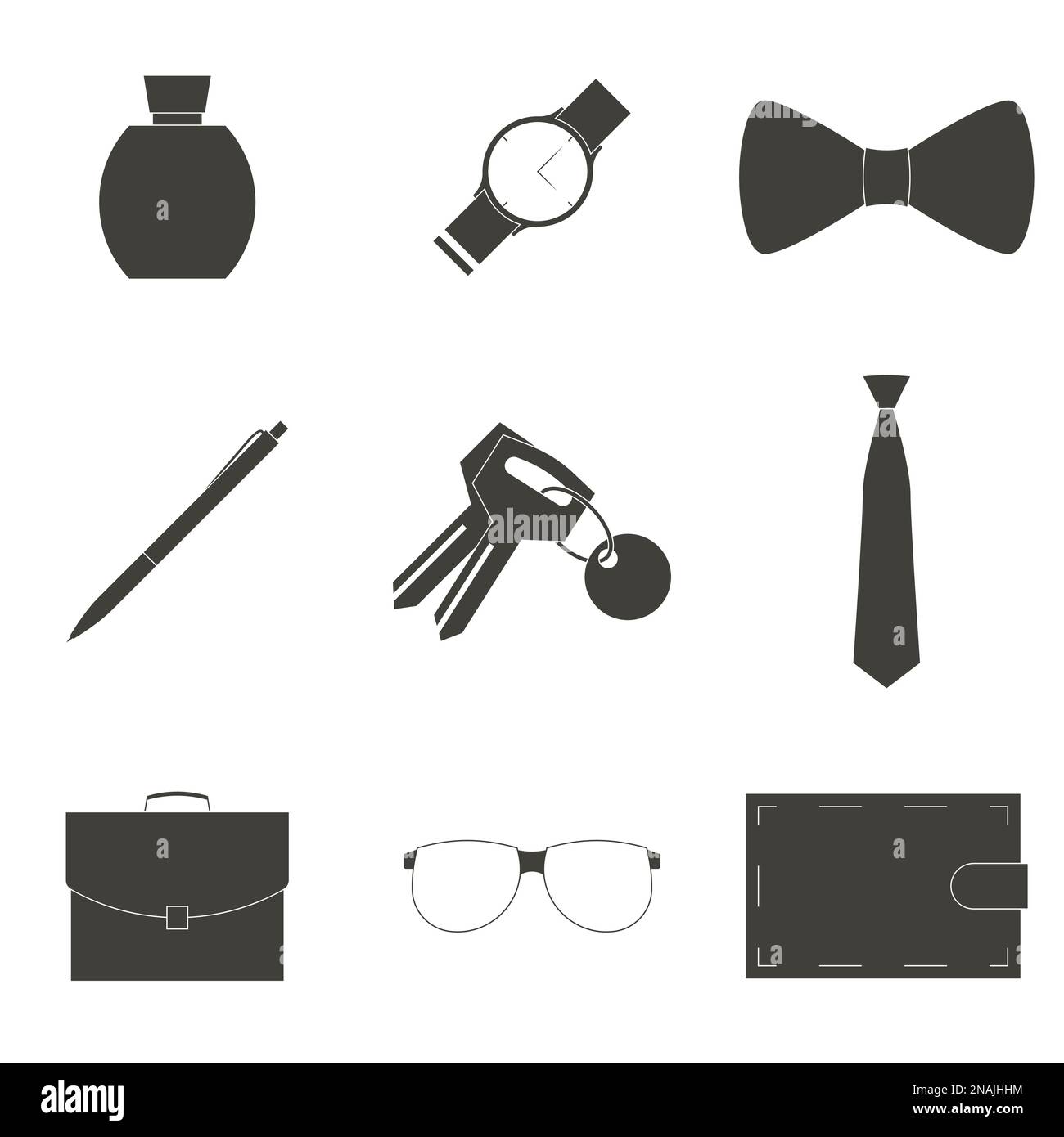 Mens accessories vintage Stock Vector Images - Alamy