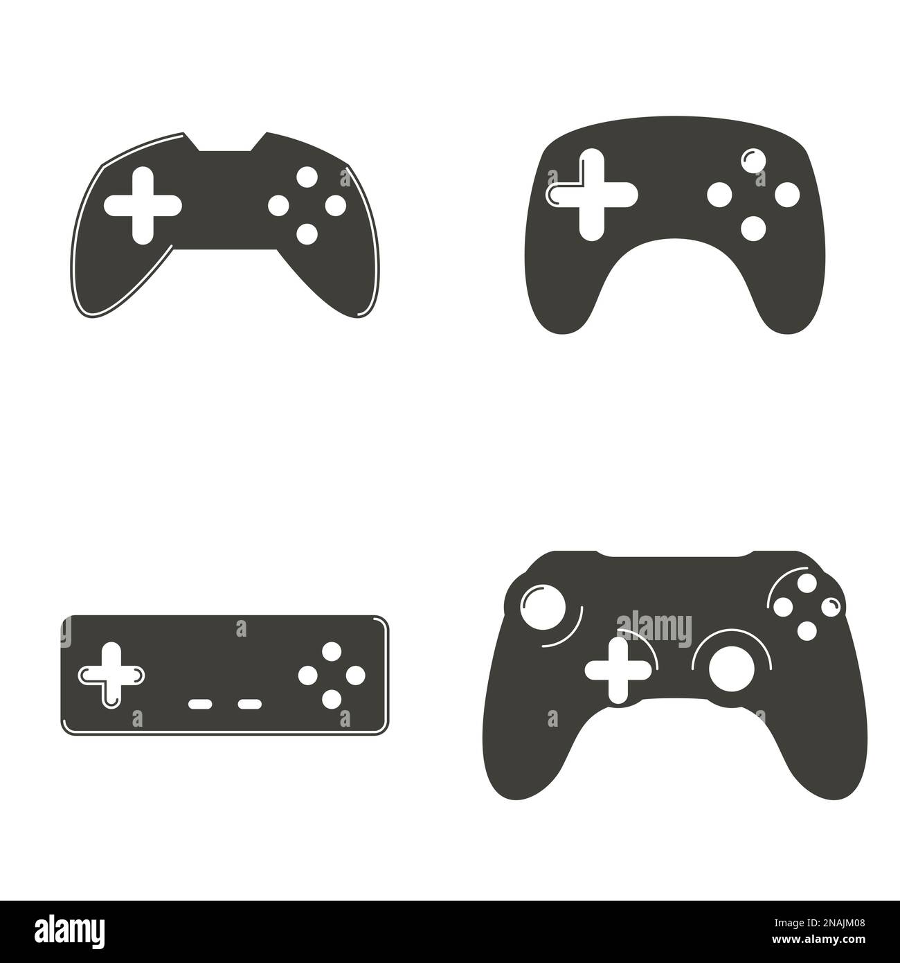 Set of objects on the theme of joystick Stock Vector Image & Art - Alamy