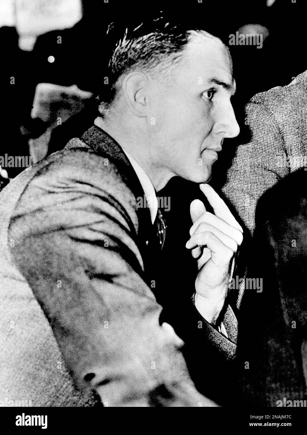 Bruno Hauptmann before he took the witness stand in Hunterdon County ...