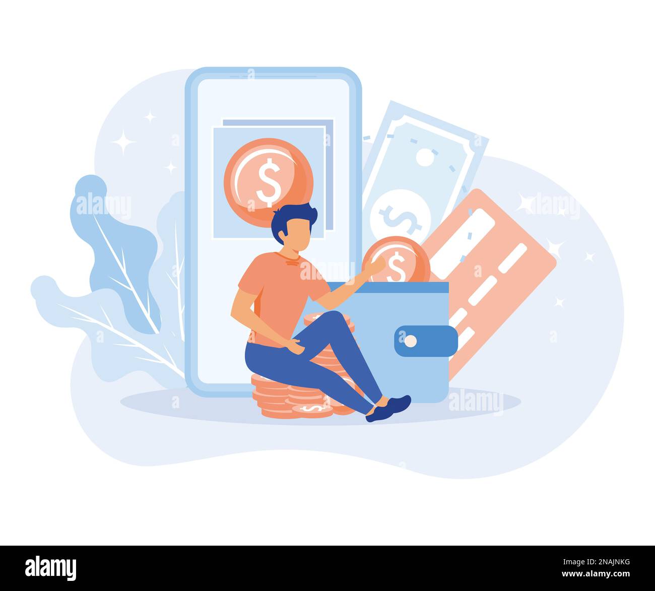 Cashback cartoon Stock Vector Images - Alamy